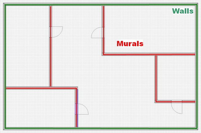 How to draw walls